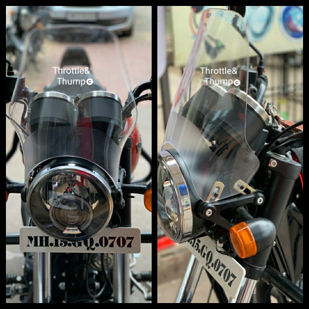 Himalayan windshield Kit for TB/TBX 350 - Throttle&thump