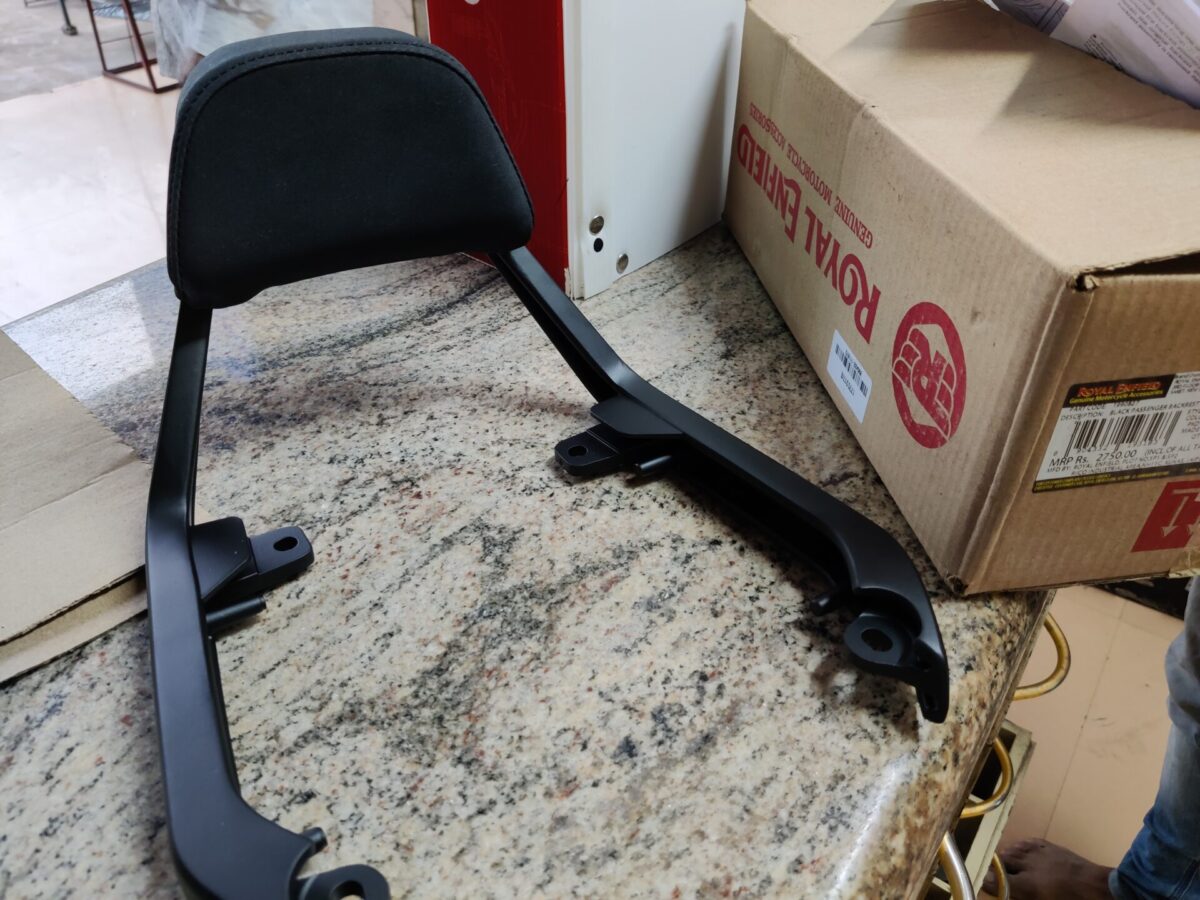 Original Genuine Backrest - Thunderbird/X - Throttle&thump