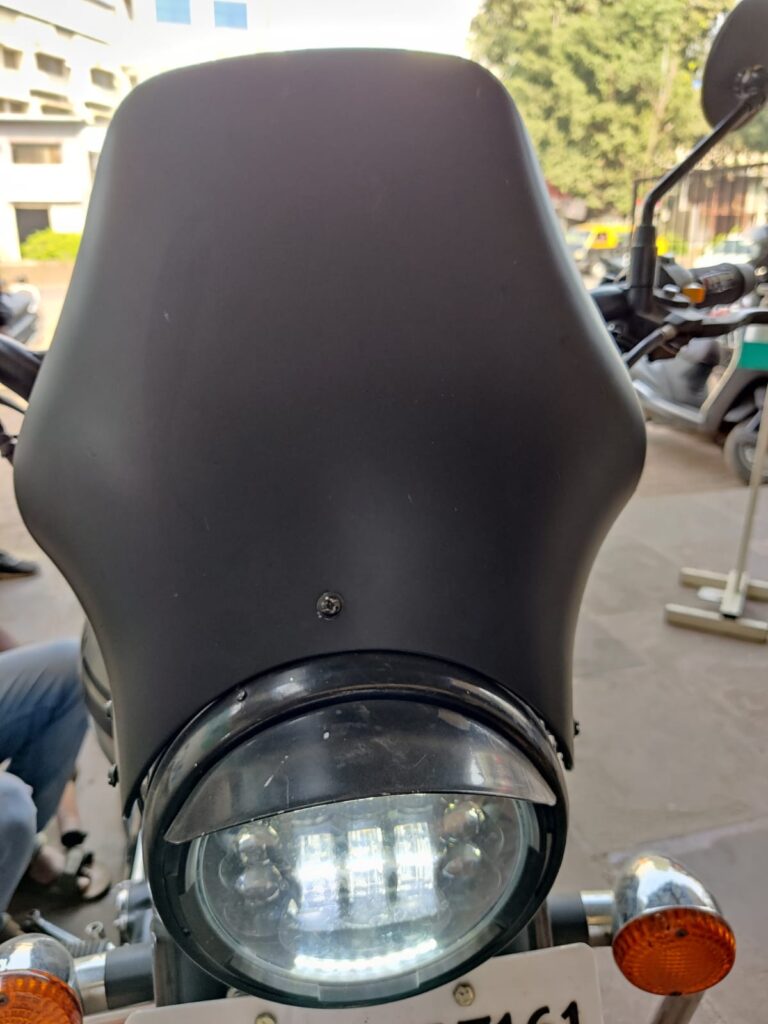 Matte Black Windshield - Classic/TB 350 - Throttle&thump