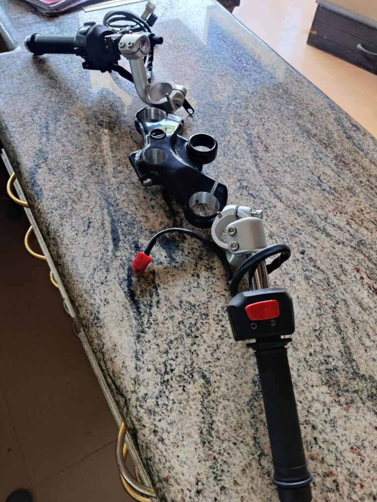 GT 650 HANDLE KIT CONVERSION - BS4 & BS6 VERSION - Clip ons - Throttle ...